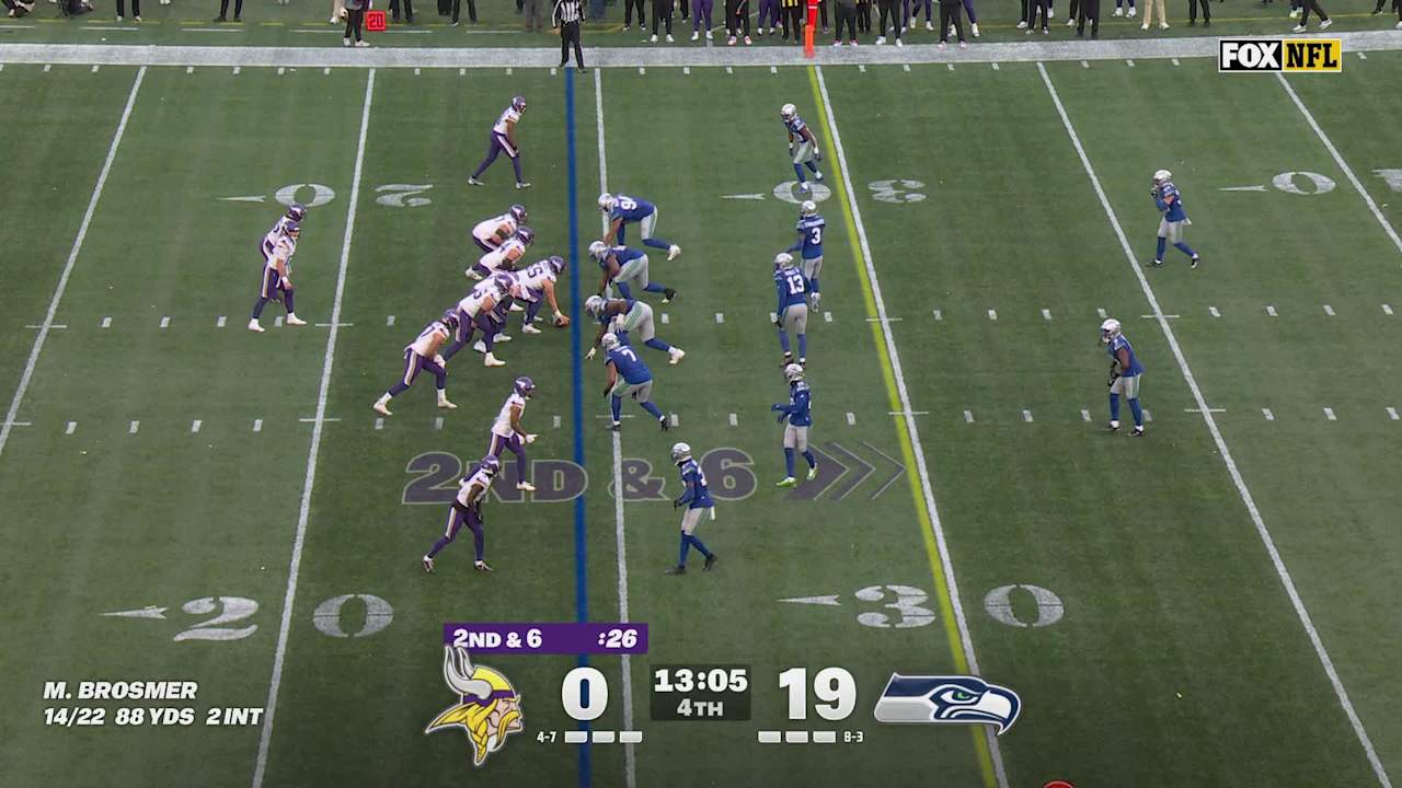 Deflected interception! Seattle Seahawks linebacker Ernest Jones' fifth ...