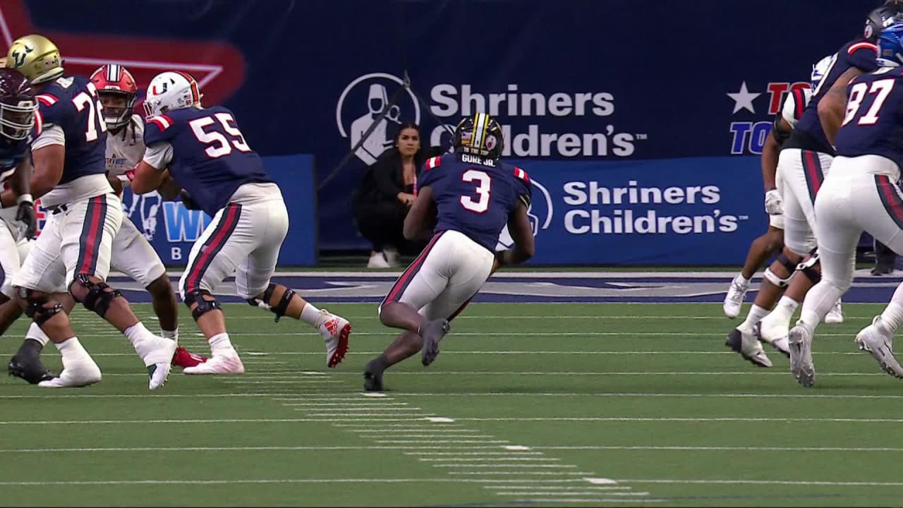 Southern Mississippi Golden Eagles running back Frank Gore Jr. shows off his cutback skills on ...