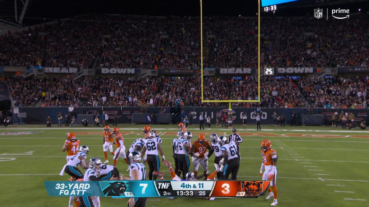 Carolina Panthers kicker Eddy Piñeiro's 33-yard field goal puts ...