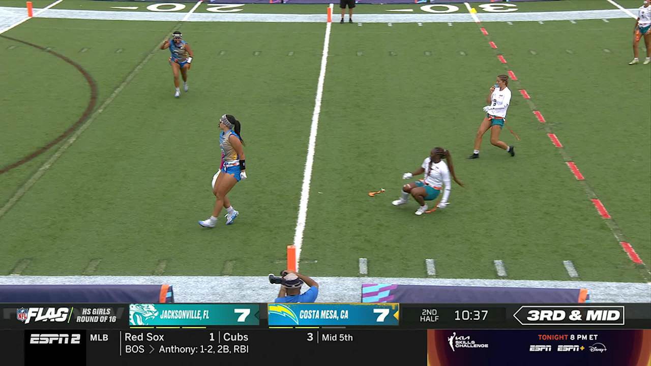 Conquer Chargers' double pass is just short of end zone