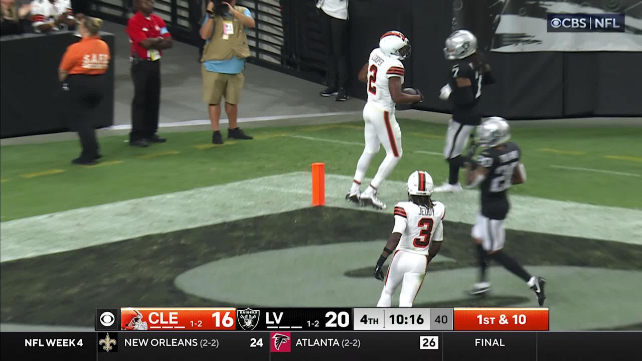 Cleveland Browns wide receiver Amari Cooper's 82-yard TD catch nullified by Browns' penalty vs ...