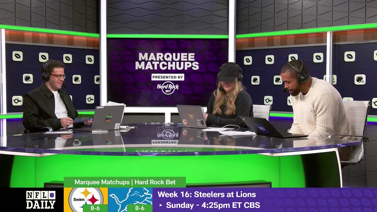 Week 16 PIT at DET | Marquee Matchup presented by Hard Rock Bet
