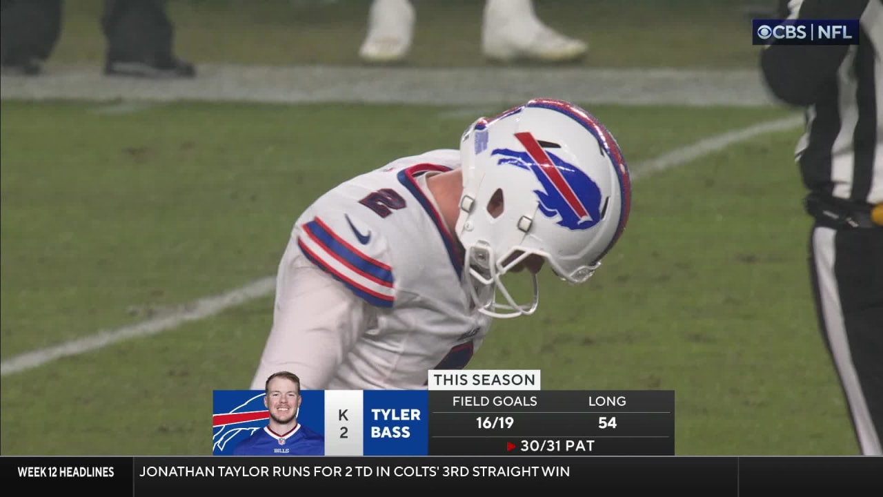 Buffalo Bills kicker Tyler Bass' 48-yard FG gets BUF on the board vs. PHI