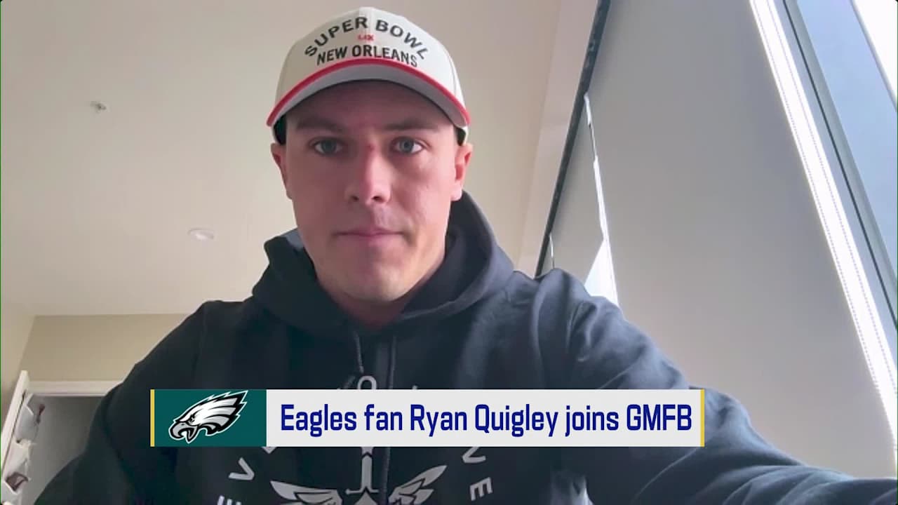 Philadelphia Eagles fan Ryan Quigley joins 'GMFB' to discuss friendship ...