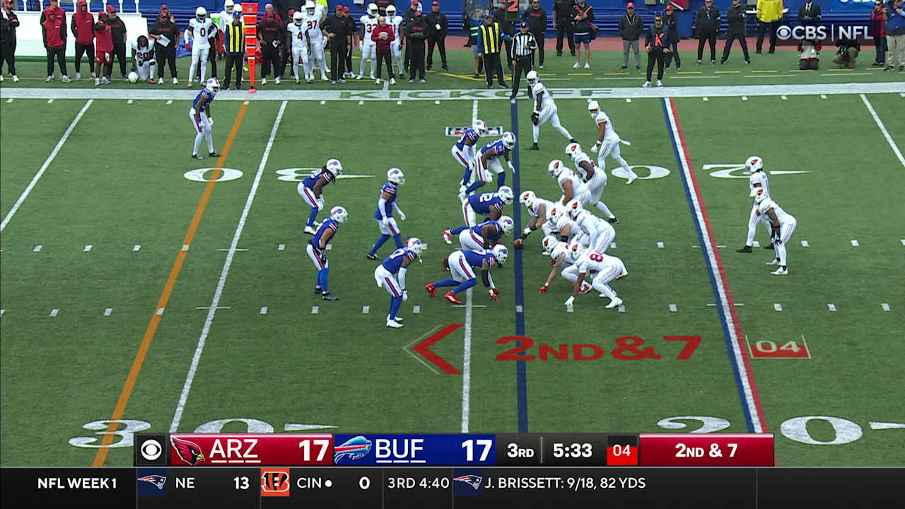 Buffalo Bills defensive end Greg Rousseau's third sack of game includes ...