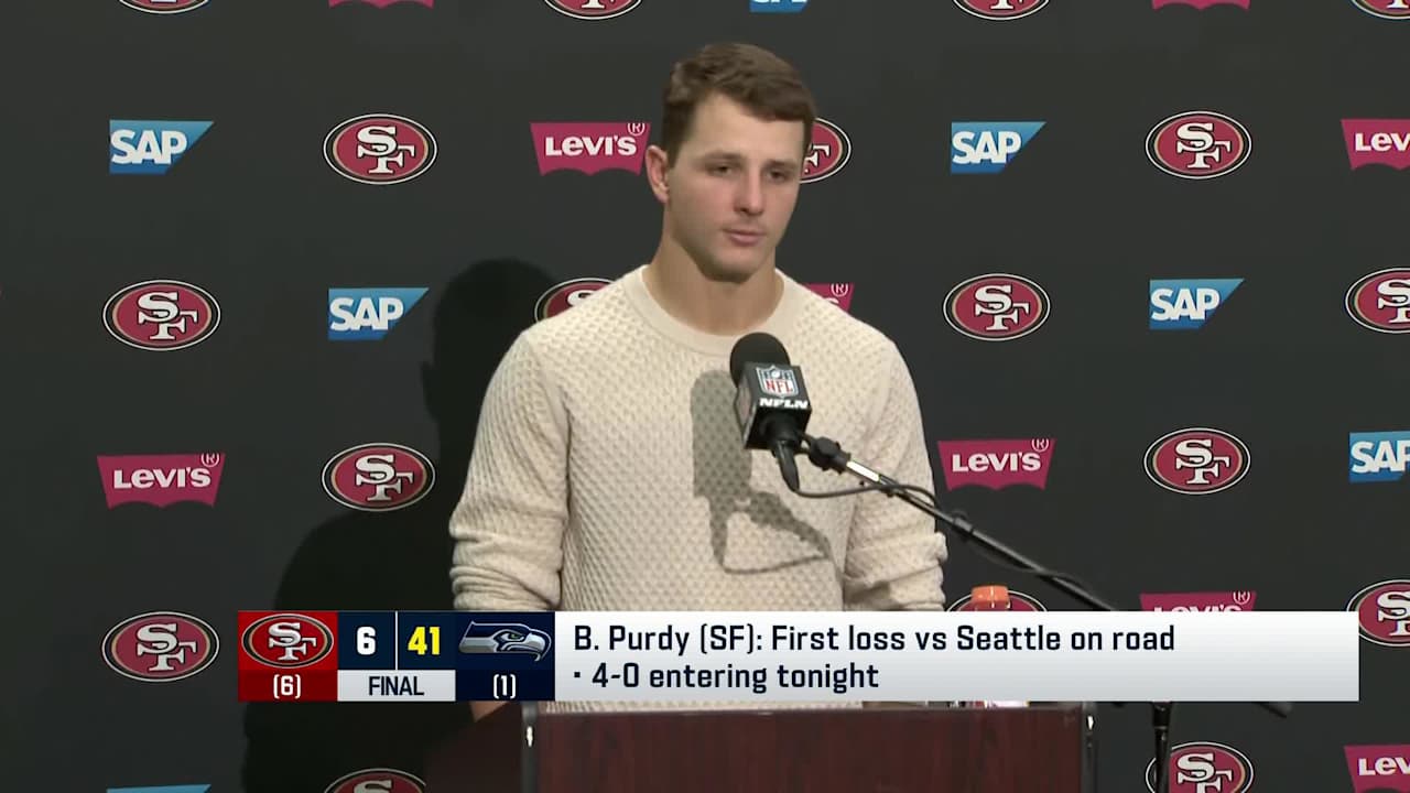 Brock Purdy on 49ers' loss to Seahawks in NFC Divisional Round | 49ers ...
