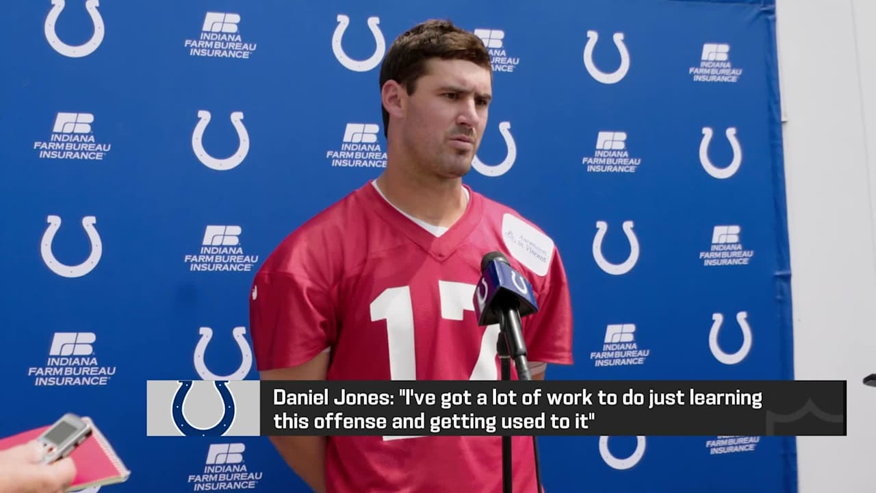 Quarterback Daniel Jones shares his mindset amid his first minicamp as ...
