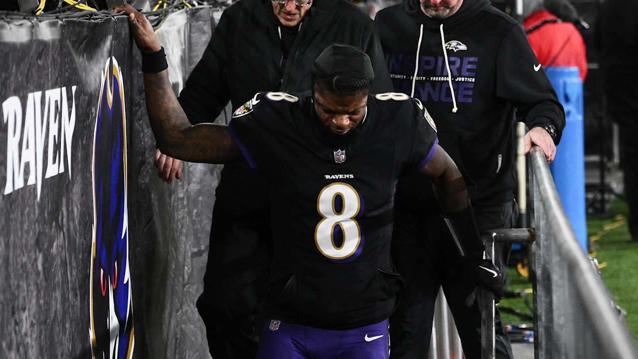 Ravens HC John Harbaugh: Lamar Jackson day to day with 'significant ...
