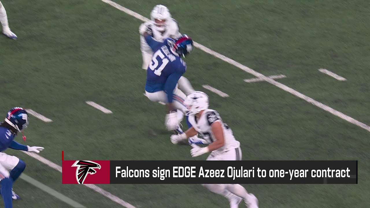 Atlanta Falcons sign New York Giants EDGE Azeez Ojulari to one-year ...