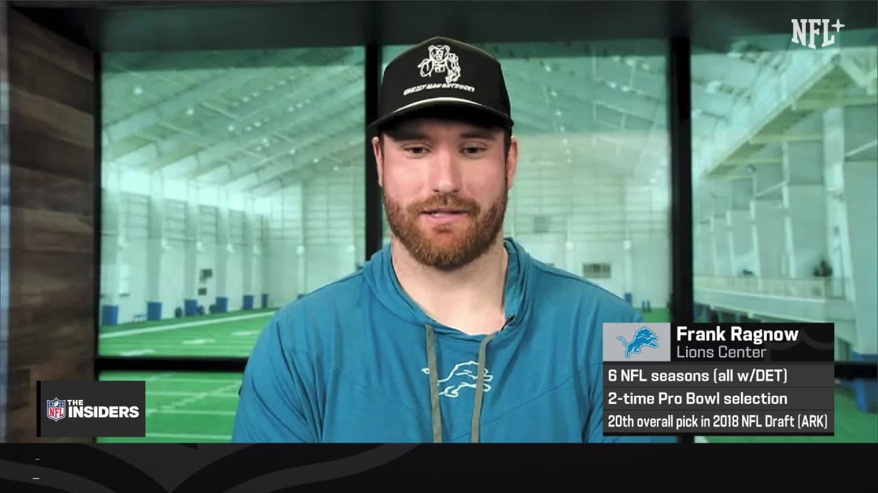 Detroit Lions center Frank Ragnow joins 'The Insiders' for exclusive ...
