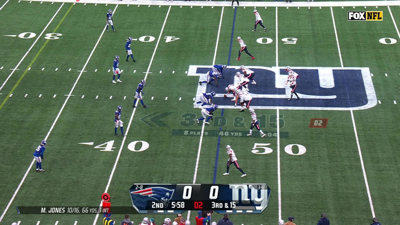 New England Patriots quarterback Mac Jones fits a seed into a tight ...