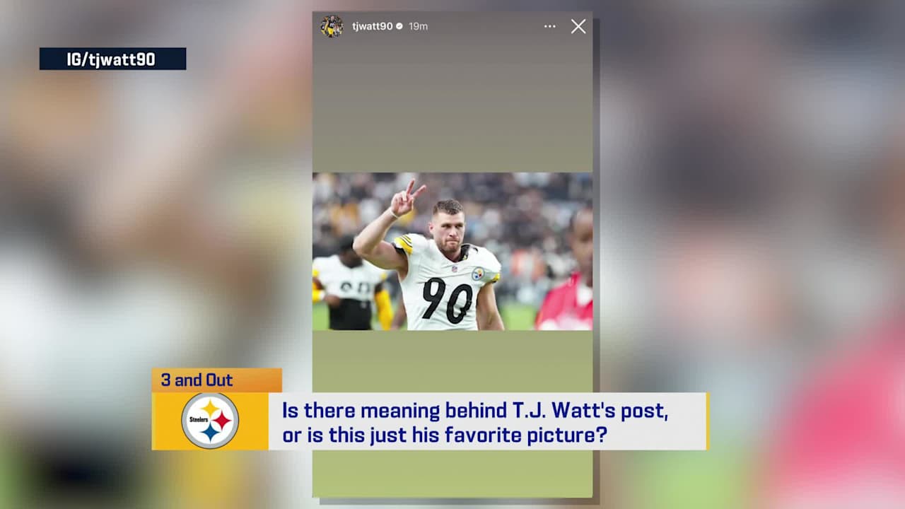 Is there meaning behind Pittsburgh Steelers linebacker T.J. Watt's ...