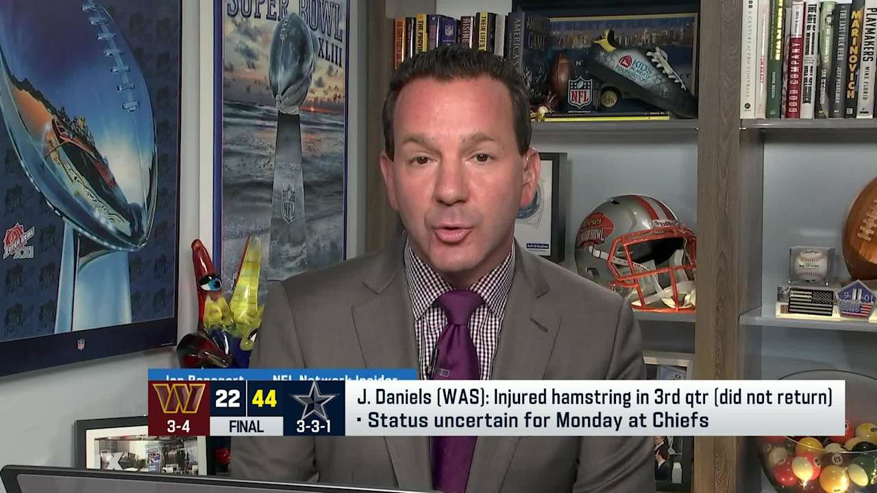 NFL media insider Ian Rapoport gives an injury update on quarterback ...
