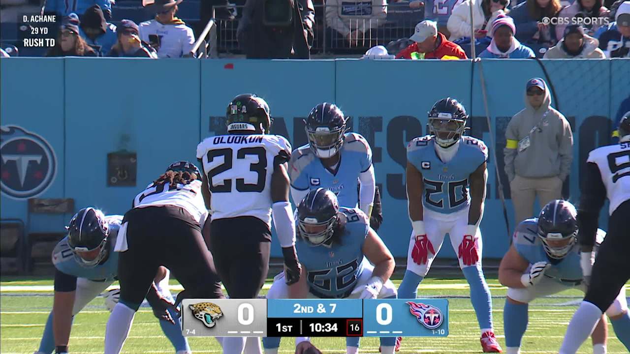 Tennessee Titans running back Tony Pollard's first carry goes for a 15 ...