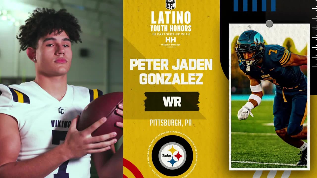 Wide Receiver Peter Jaden Gonzalez NFL Latino Youth Honors nominee ...