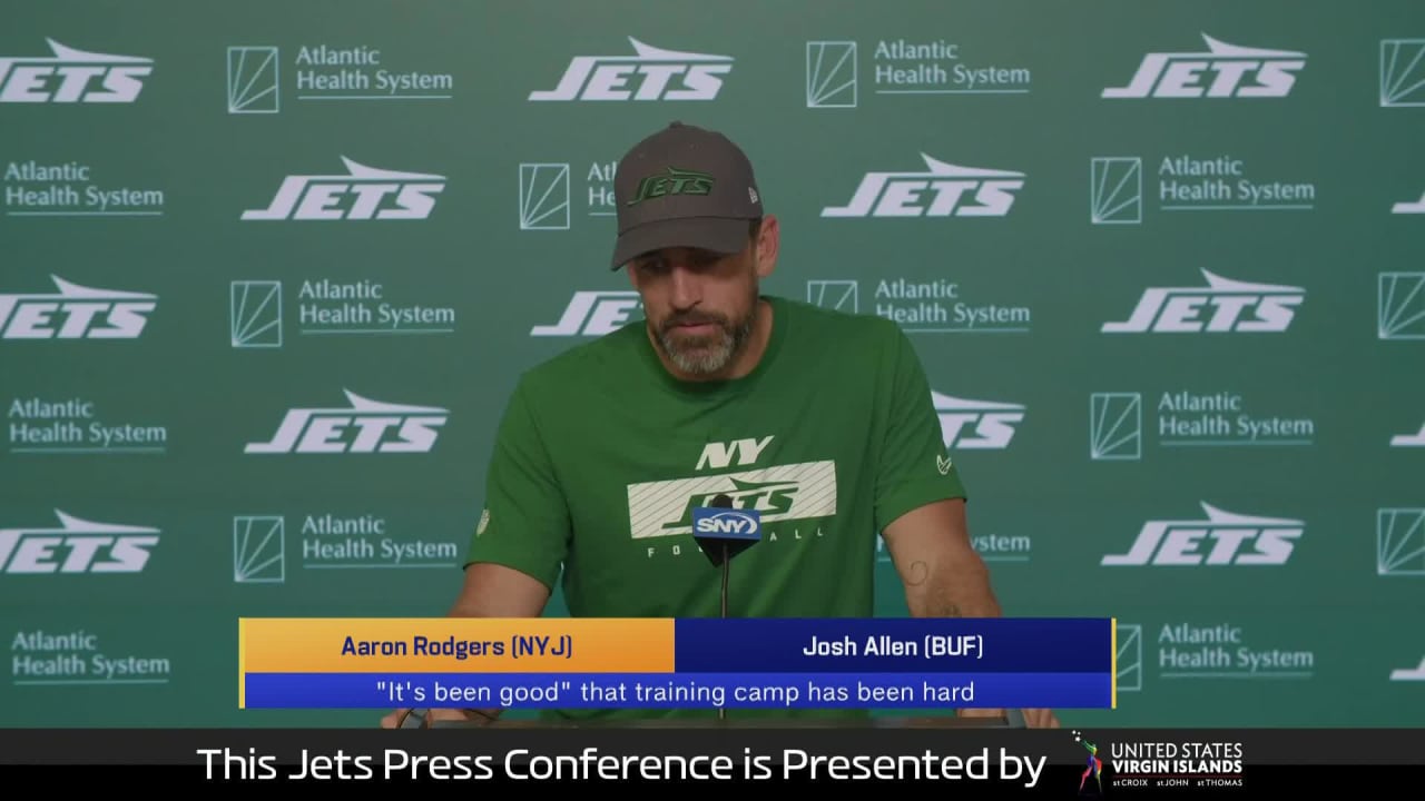 Quarterback Aaron Rodgers reveals 'it's been good' on New York Jets ...