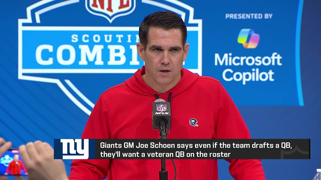 New York Giants general manager Joe Schoen: Giants will want veteran QB ...