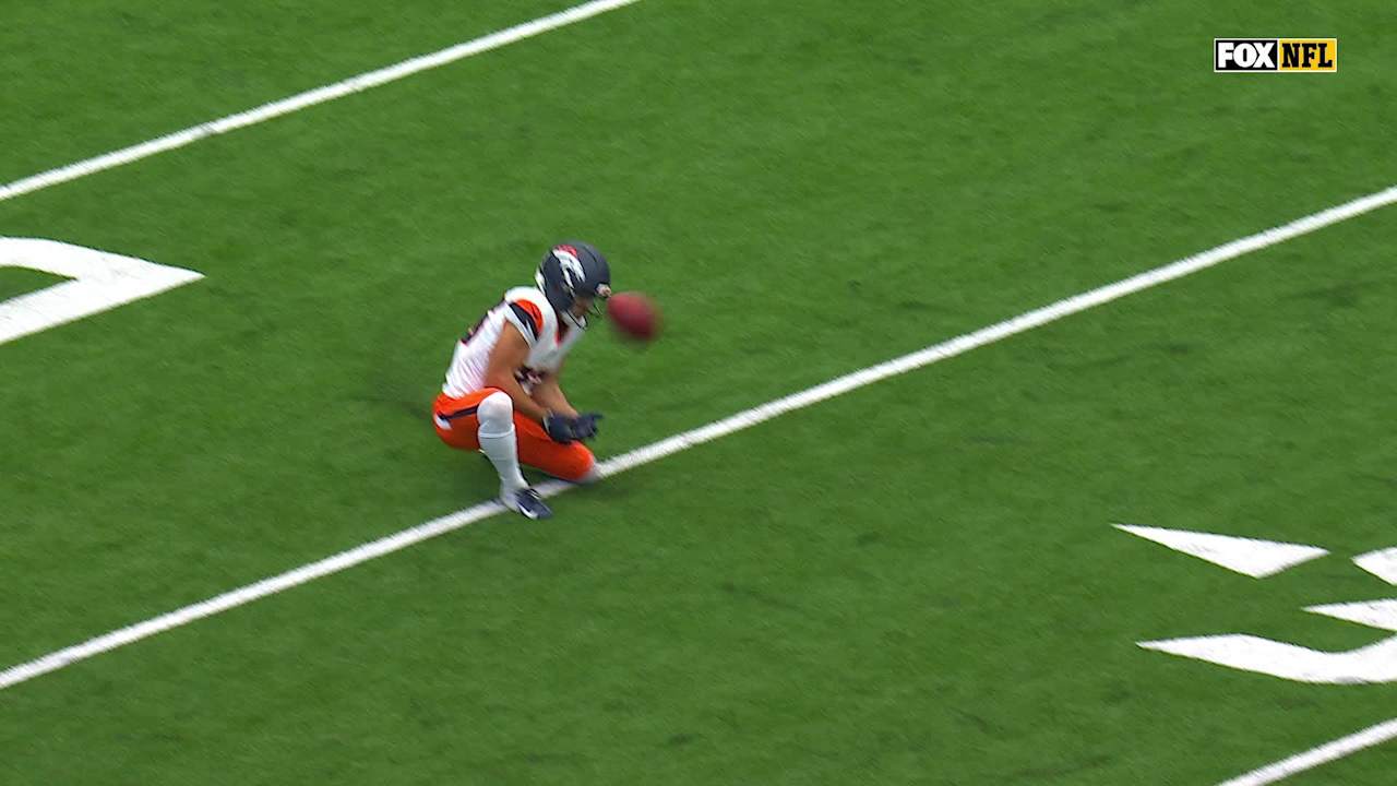 Denver Broncos wide receiver Michael Bandy's muffed punt gives Houston ...