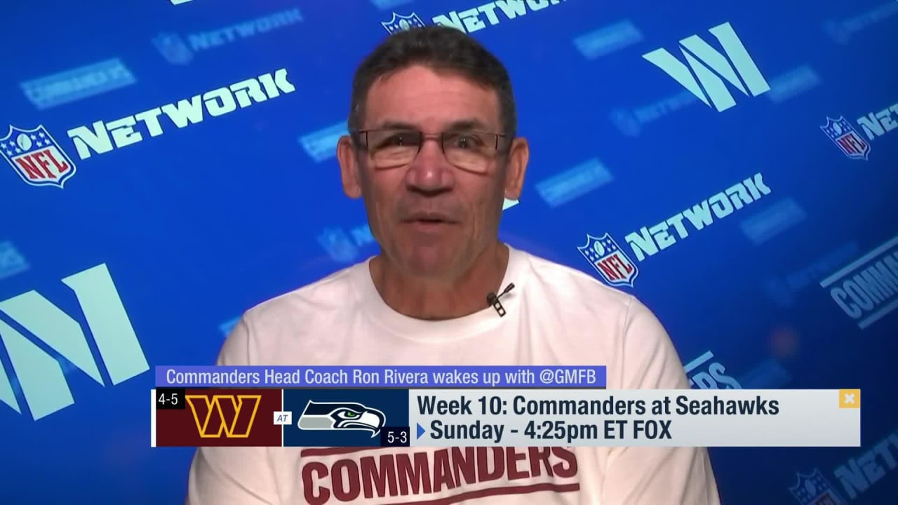 Washington Commanders head coach Ron Rivera on development of ...