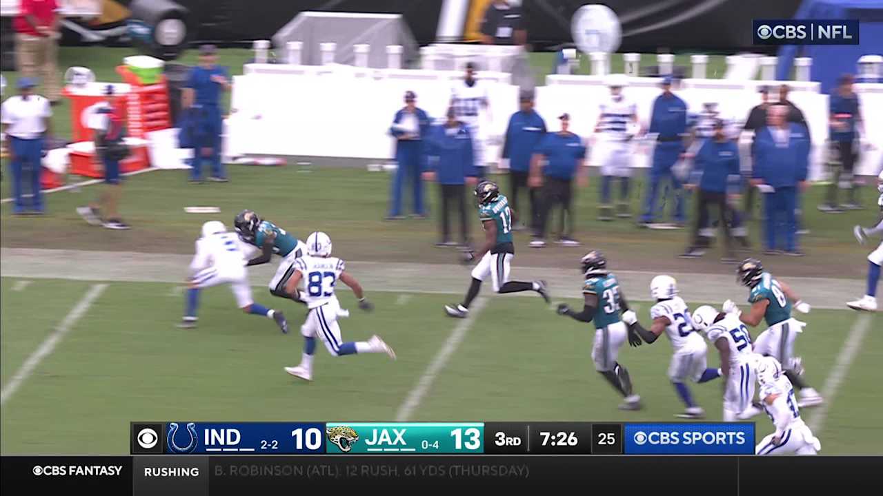 54-yard punt return! Jacksonville Jaguars wide receiver and punt ...