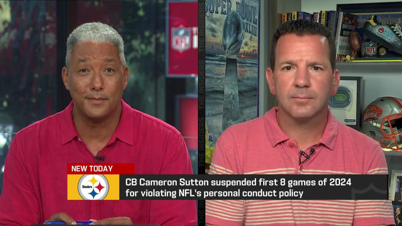Pittsburgh Steelers cornerback Cameron Sutton suspended first 8 games ...