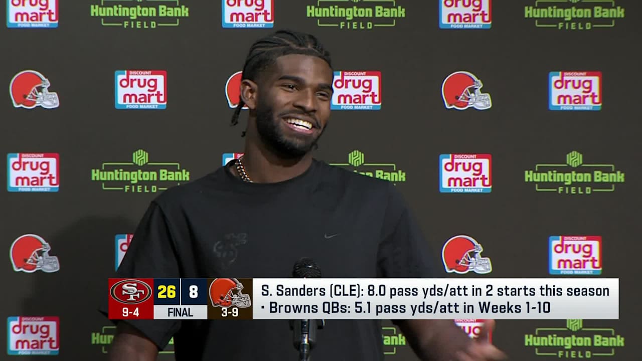 Cleveland Browns quarterback Shedeur Sanders: 'I like being out there ...