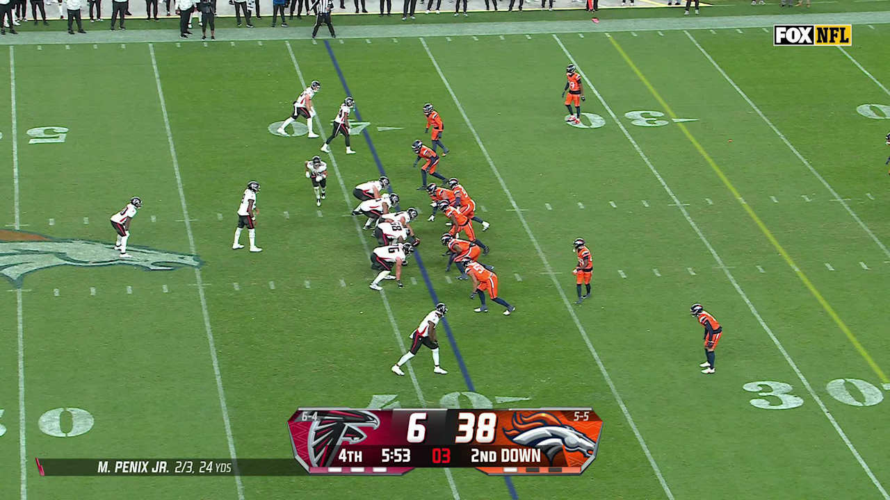 Denver Broncos' defensive lineman John Franklin-Myers drops Atlanta ...