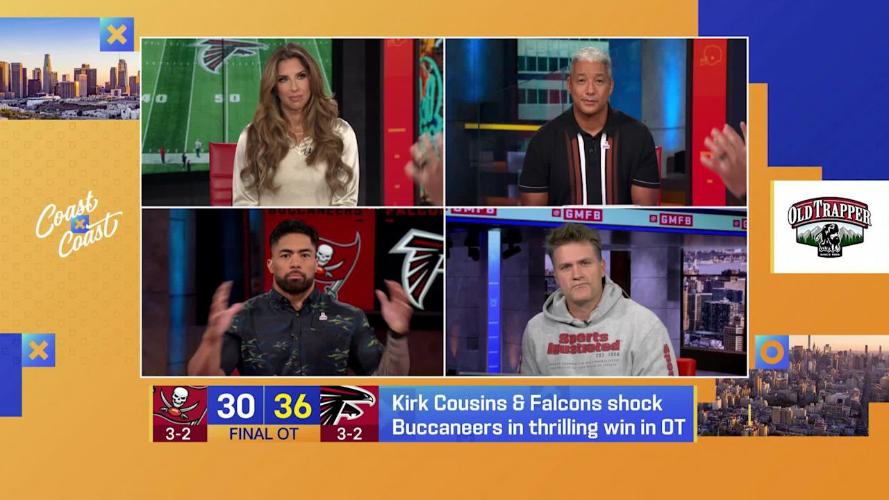 'GMFB' reacts to Atlanta Falcons overtime thrilling Week 5 'TNF' win vs ...