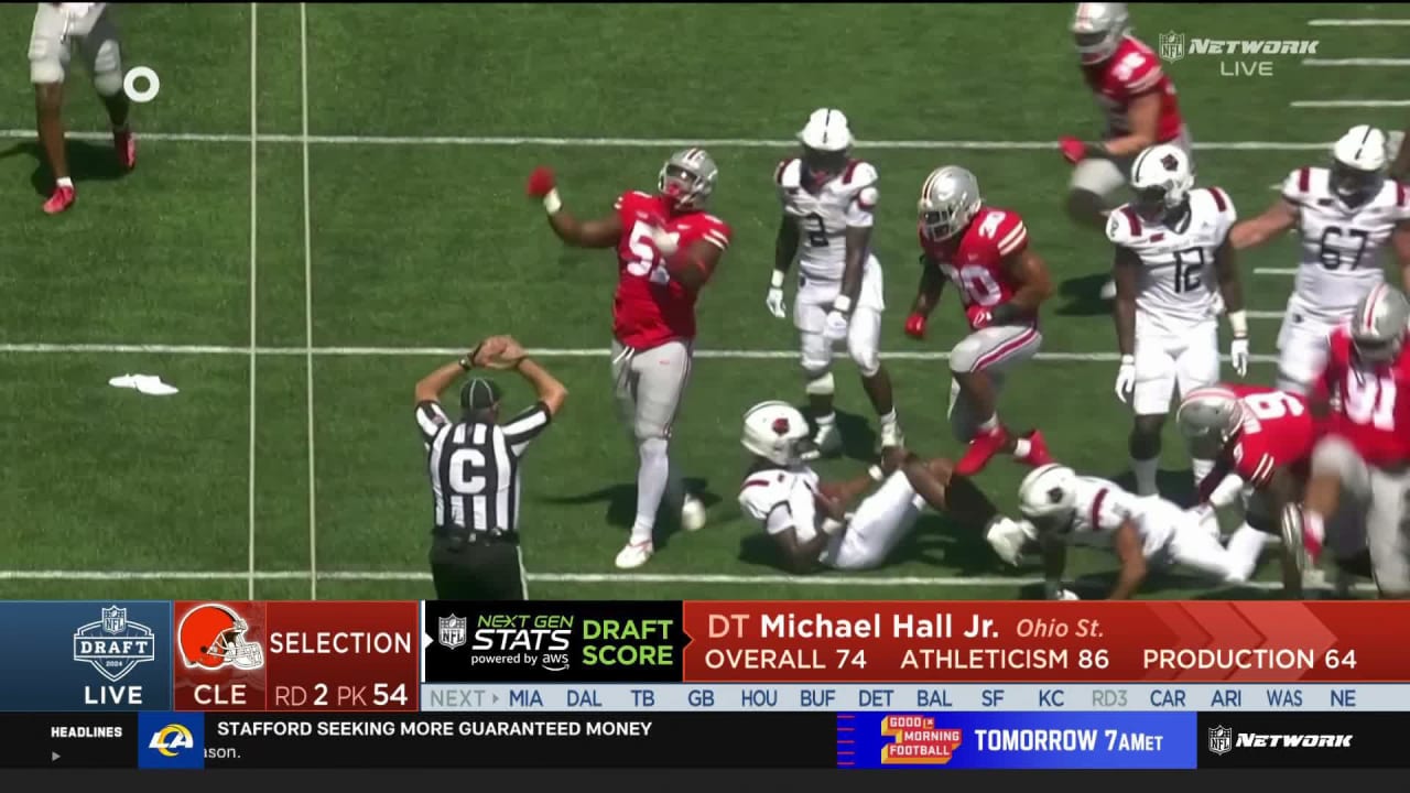 Cleveland Browns select Ohio State Buckeyes defensive tackle Michael ...