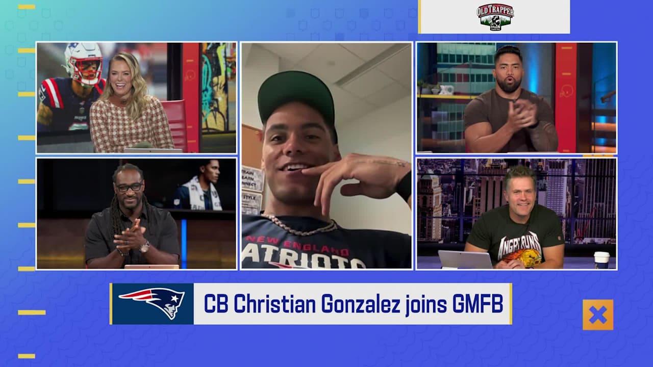 New England Patriots cornerback Christian Gonzalez discusses ...