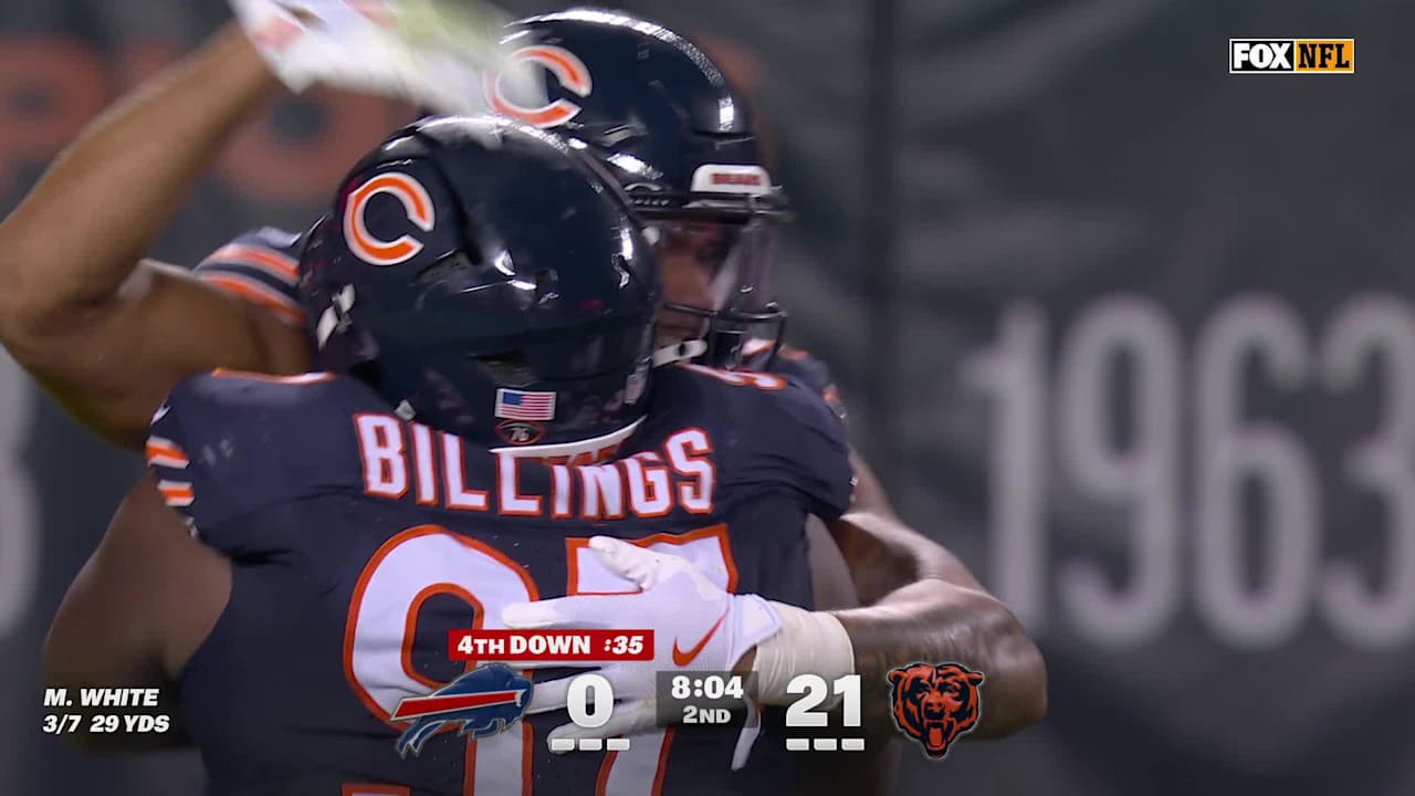 Chicago Bears defensive end Austin Booker registers fourth sack of preseason to stall Buffalo ...