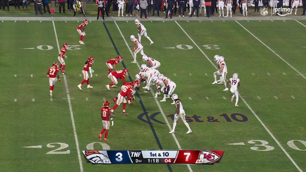 Denver Broncos quarterback Bo Nix's tight-window throw finds a sliding ...