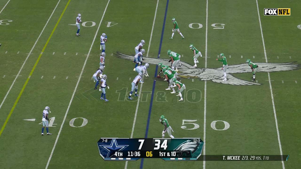 Philadelphia Eagles' running back Saquon Barkley hurdles his way past ...