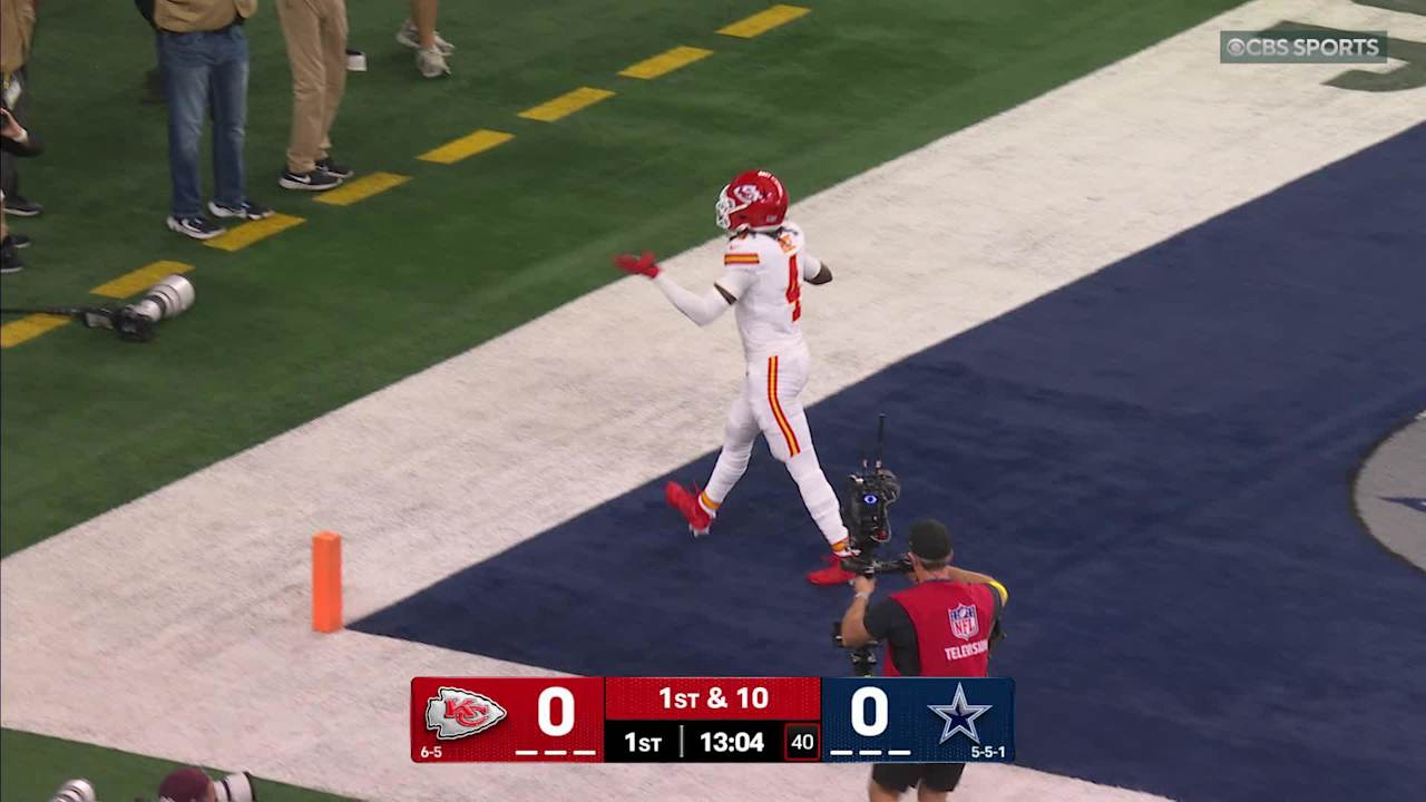 Kansas City Chiefs quarterback Patrick Mahomes' 27-yard touchdown pass ...