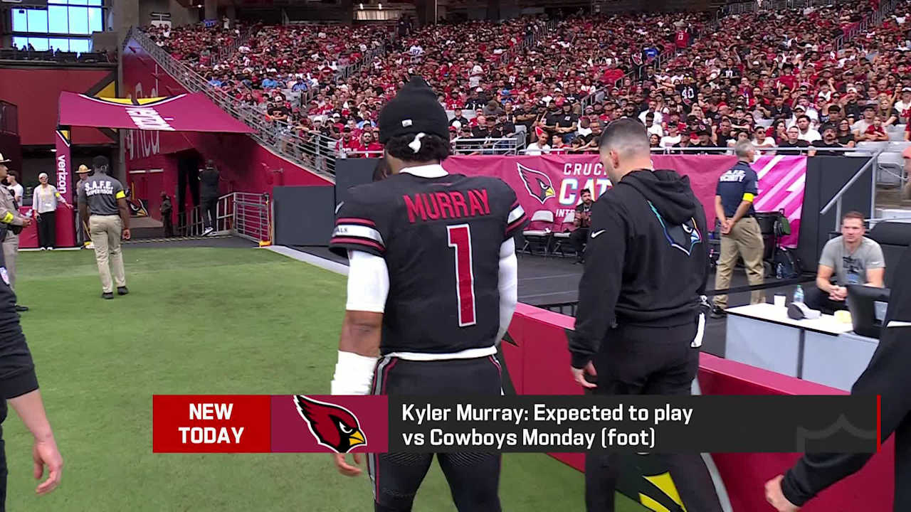 Arizona Cardinals quarterback Kyler Murray (foot) expected to play vs ...