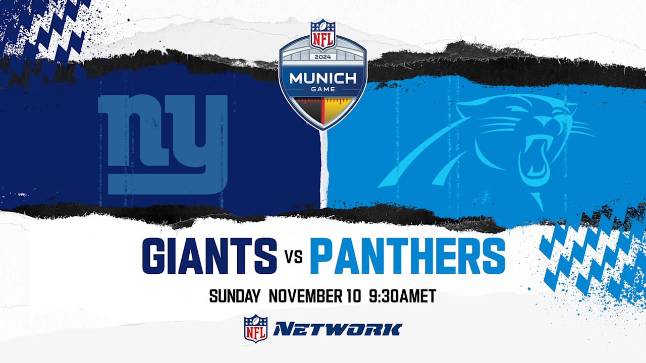 New York Giants vs. Carolina Panthers In Munich On NFL Network