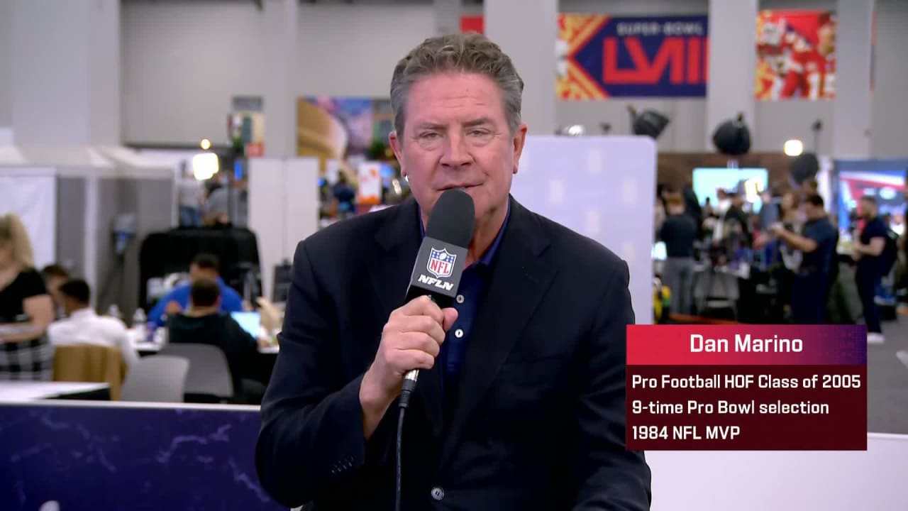 Pro Football Hall of Fame quarterback Dan Marino joins 'Super Bowl Live ...