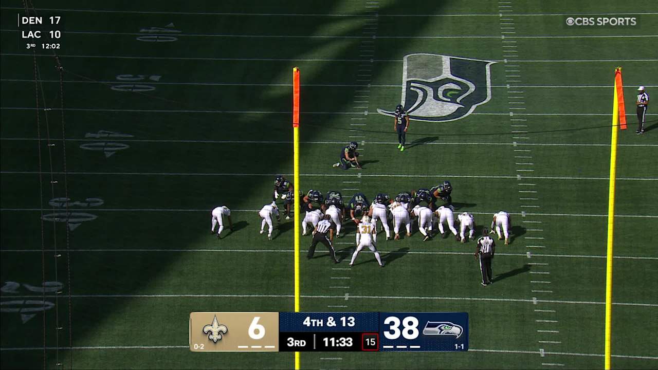 Seattle Seahawks' kicker Jason Myers' 46-yard field goal extends ...