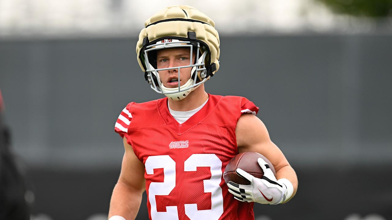 Niners RB Christian McCaffrey (calf/Achilles) ruled out for Sunday vs ...