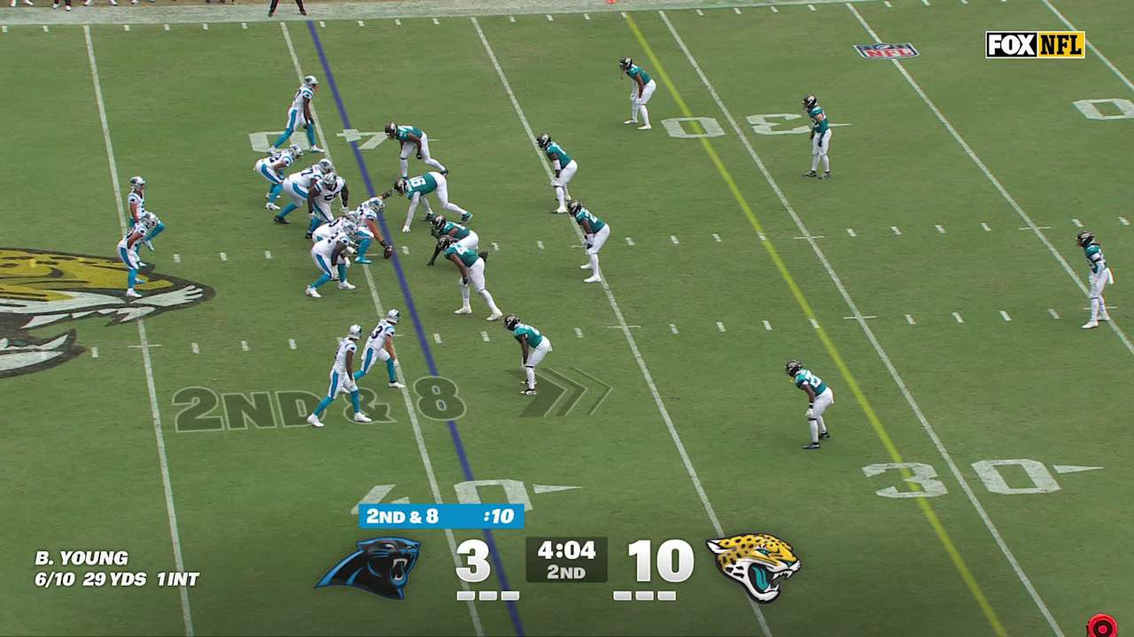 Jacksonville Jaguars' safety Eric Murray's drives on the football for ...