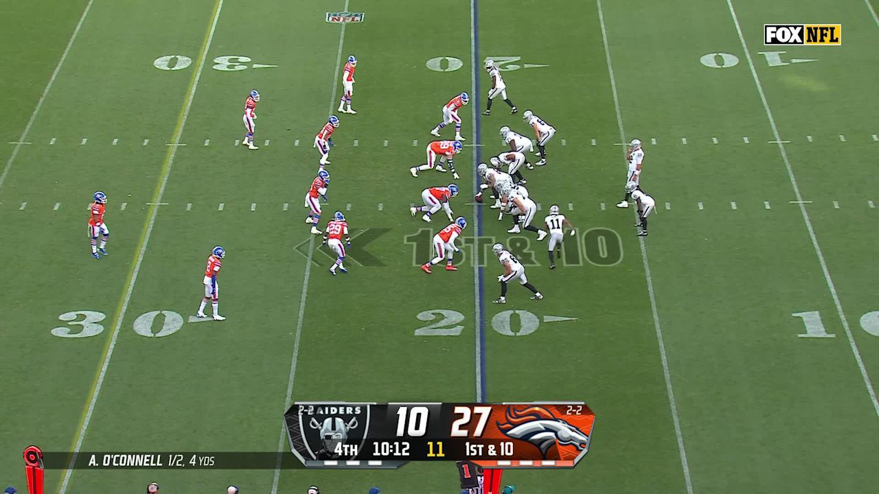 Tip drill! Denver Broncos cornerback Pat Surtain tips football to ...