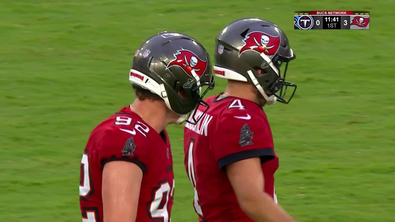 Tampa Bay Buccaneers kicker Chase McLaughlin opens scoring with 45-yard ...