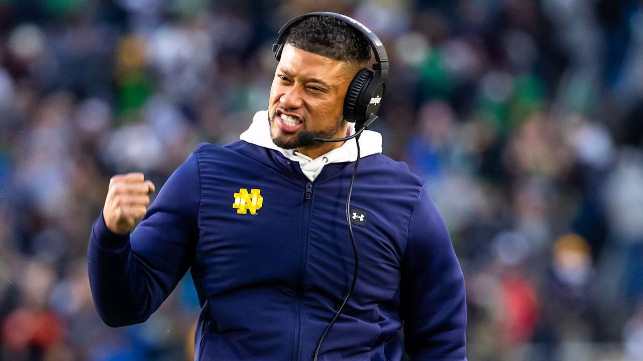 NFL news roundup: Bears want to interview Notre Dame's Marcus Freeman ...