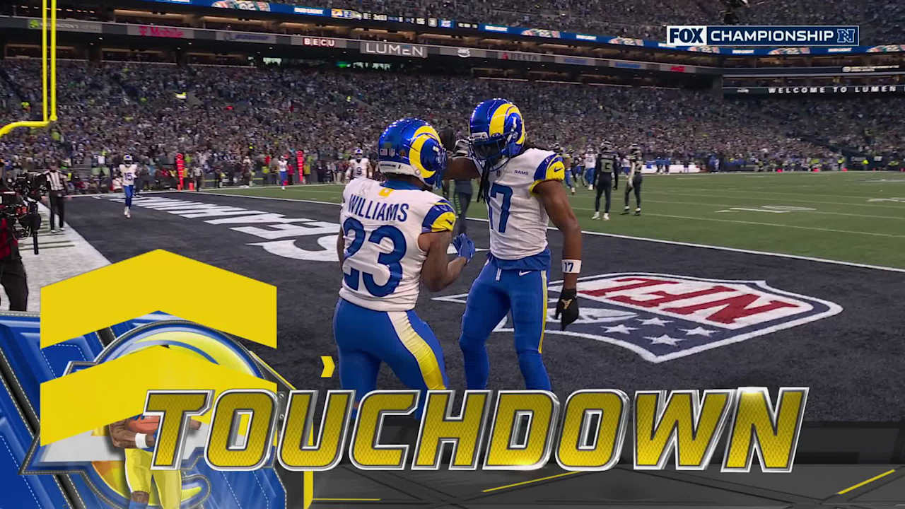 Los Angeles Rams take a 12-10 lead vs. Seahawks on running back Kyren ...