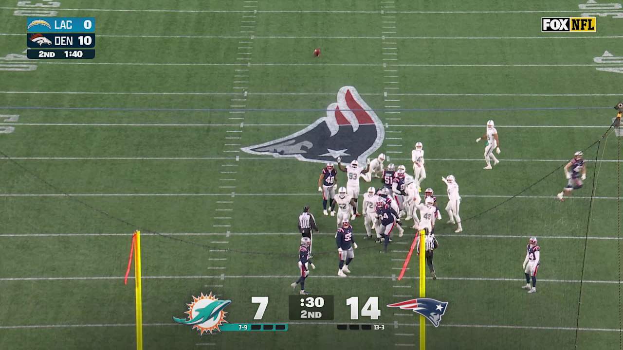 Miami Dolphins kicker Riley Patterson drills 52-yard field goal to trim ...