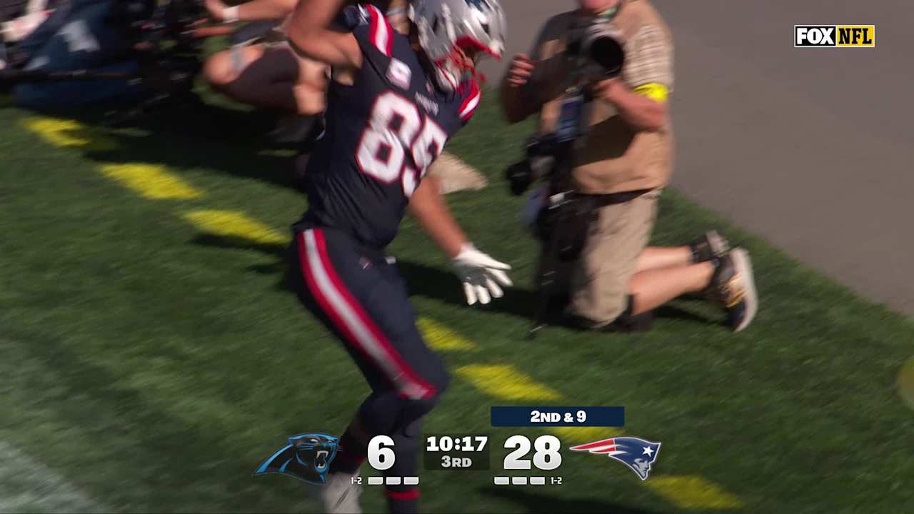 New England Patriots tight end Hunter Henry scores third TD in two ...