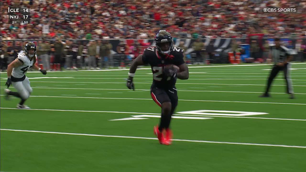 Houston Texans running back Woody Marks' second NFL rushing touchdown ...