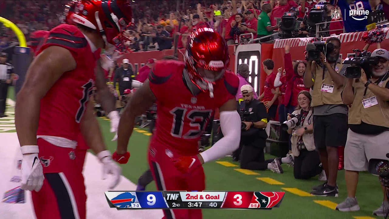 Houston Texans wide receiver Christian Kirk's first touchdown catch as ...