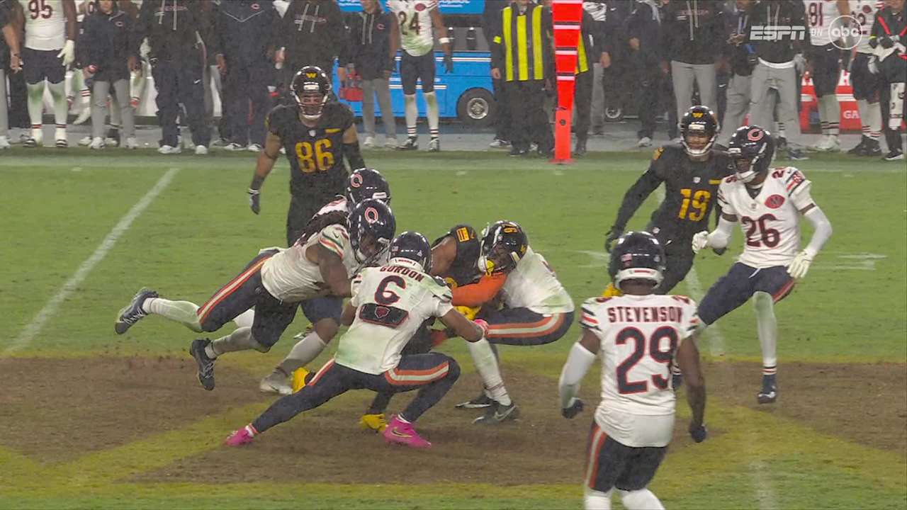 Washington Commanders running back Jeremy McNichols' truck-stick ...