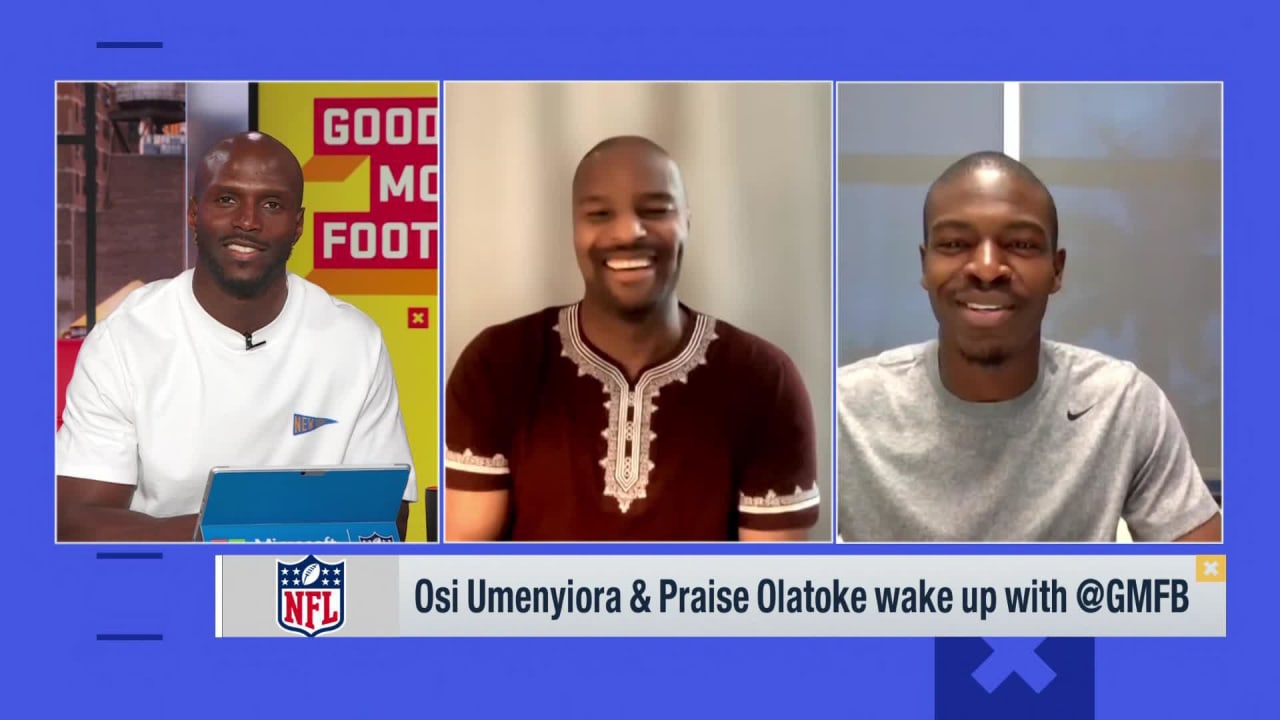 Osi Umenyiora, Praise Olatoke wake up with 'GMFB' to discuss ...